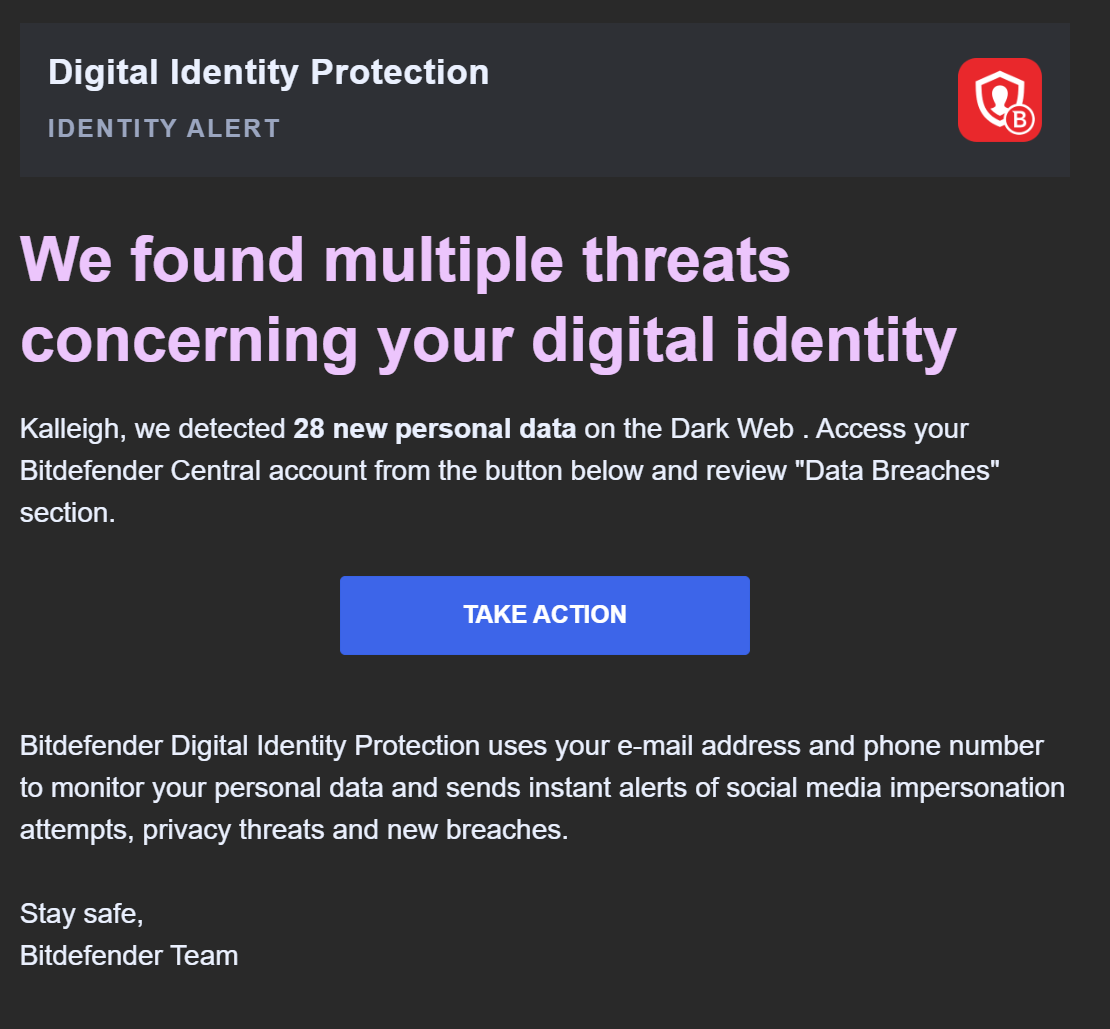 Bitdefender Digital Identity Protection Review 2025 | All About Cookies